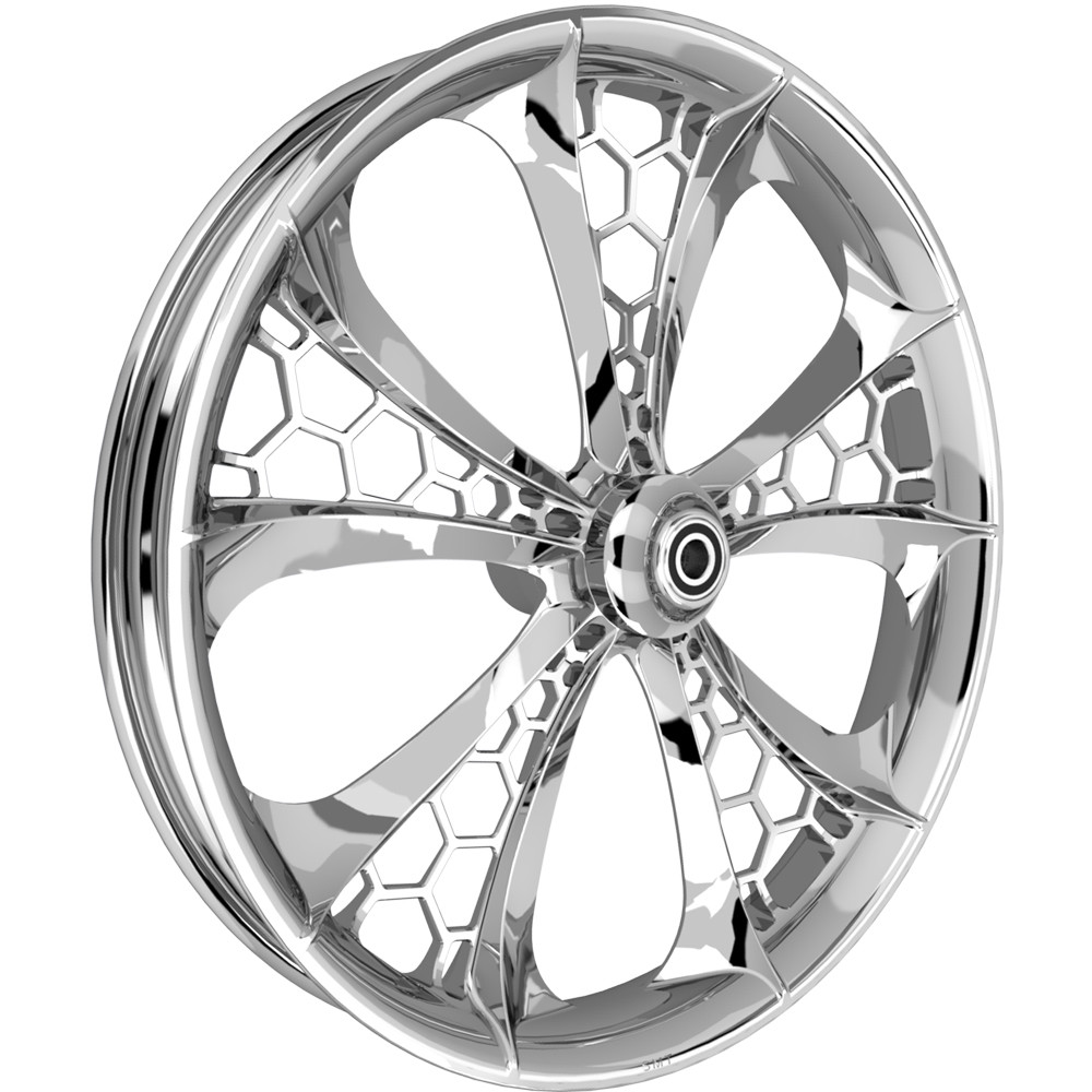SMT Machining Hive Chrome Custom Motorcycle Wheel Package ...
