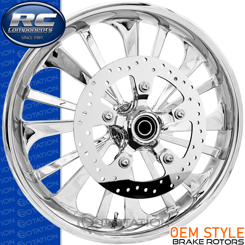 RC Components Dillinger Chrome Trike Freewheeler Motorcycle Wheel ...