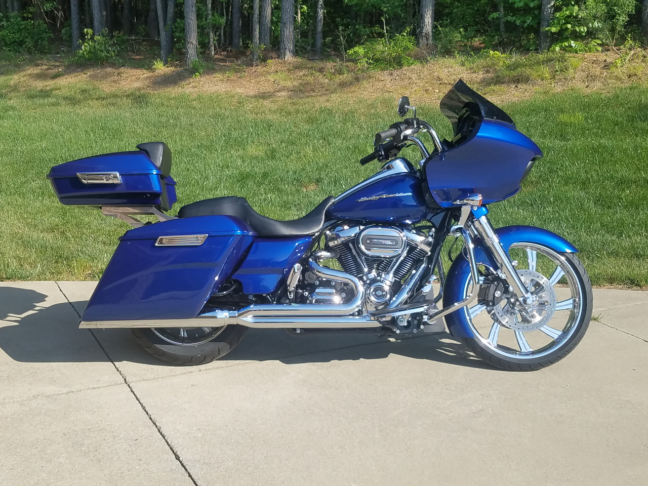 Juno Chrome Custom Harley Wheel | rotationwheels.com