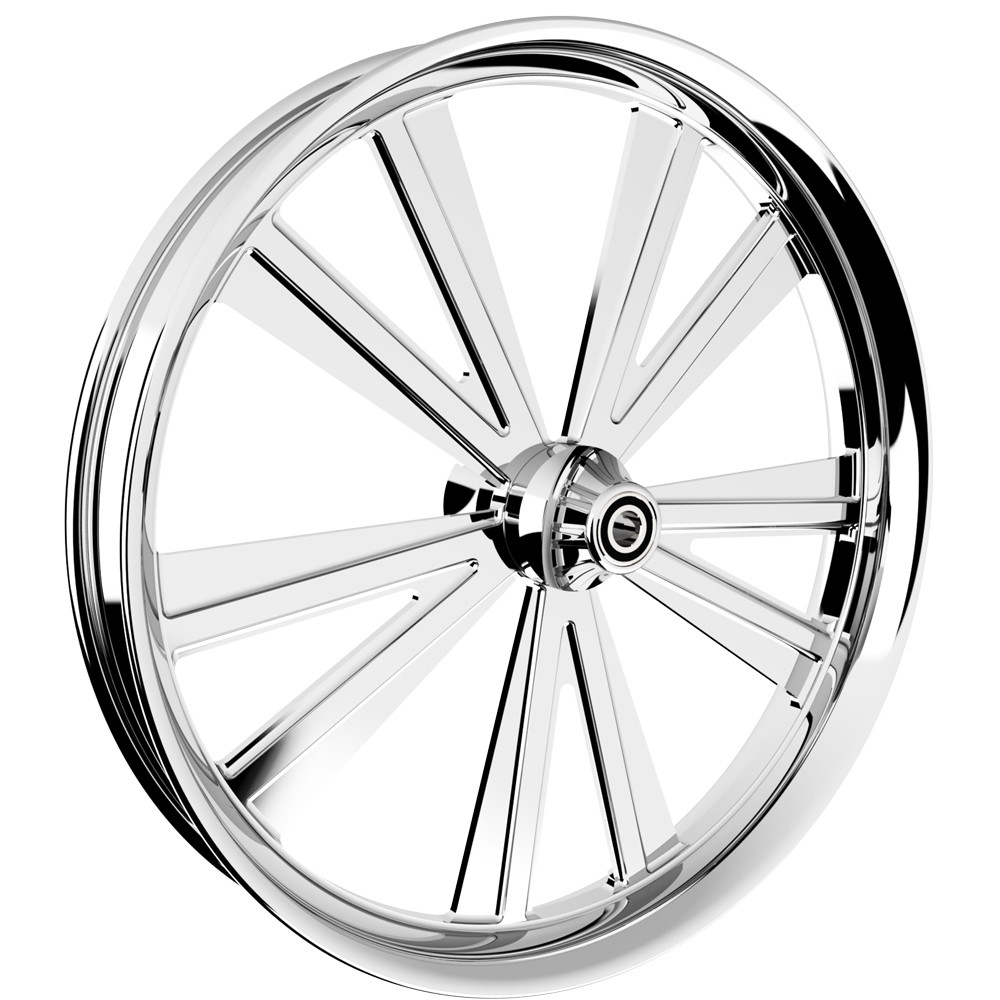 SMT Machining Hot Rod Chrome Harley Wheel | rotationwheels.com