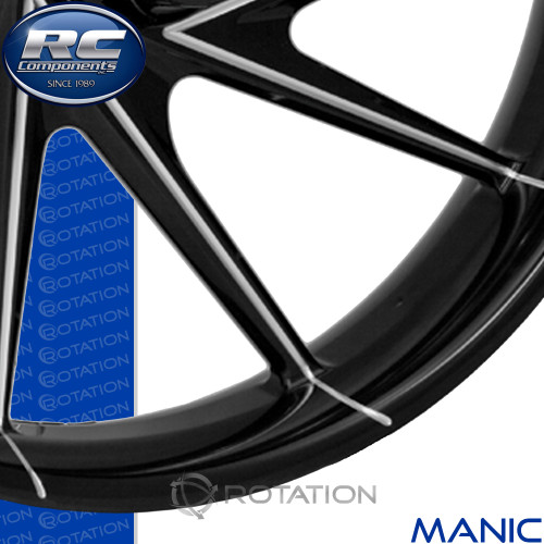 RC Components Manic Eclipse Custom Softail Dyna VRod Sportster Motorcycle Wheel | RotationWheels.com