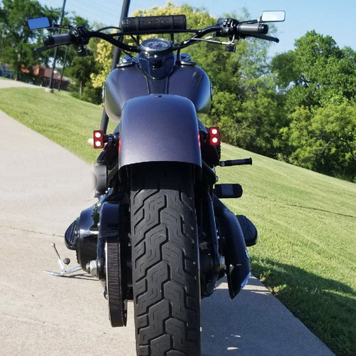 Joker Machine Dual LED Chrome Rat Eye Turn Signals Side Mount ...
