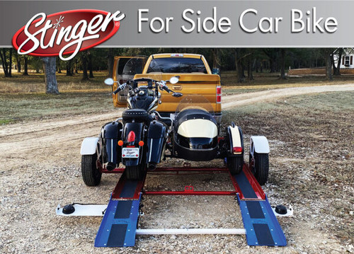 Stinger Motorcycle w/ Side Car Folding Trailer | RotationWheels.com
