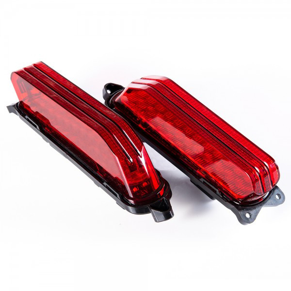 Advanblack Red Lens CVO Light Bar for 2014+ Touring | rotationwheels.com