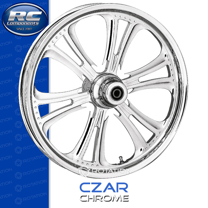 RC Components Czar Chrome Metric Cruiser Motorcycle Wheel ...