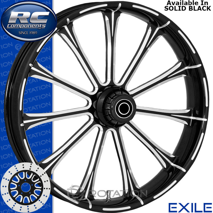 RC Components Exile Eclipse Metric Cruiser Motorcycle Wheel ...