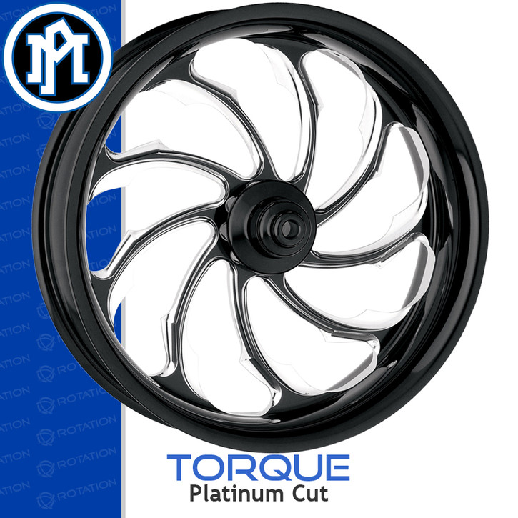 Performance Machine Torque Platinum Cut Custom Motorcycle Wheel ...