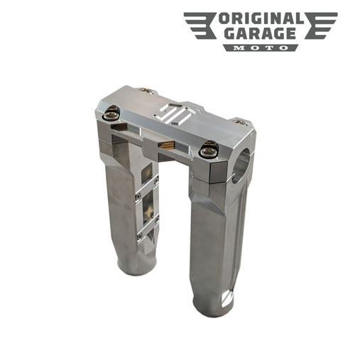 Original Garage Moto Chrome Straight Risers | RotationWheels.com