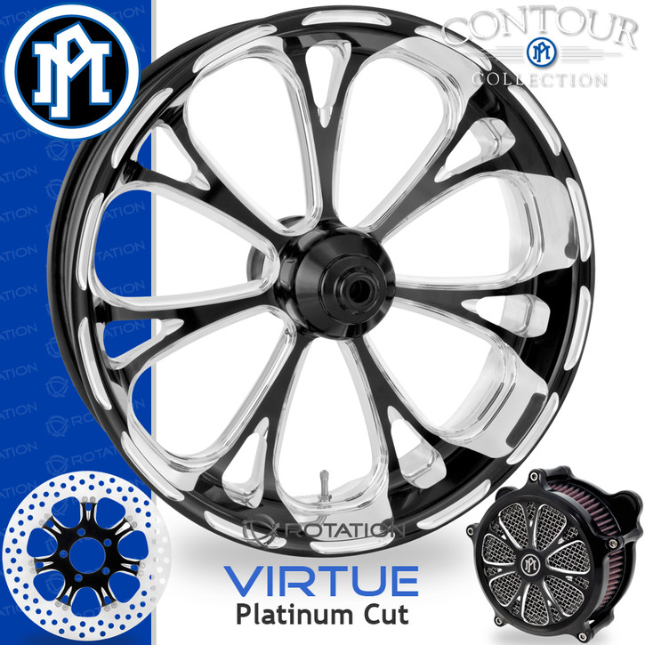 Performance Machine PM Virtue Harley Wheel | rotationwheels.com