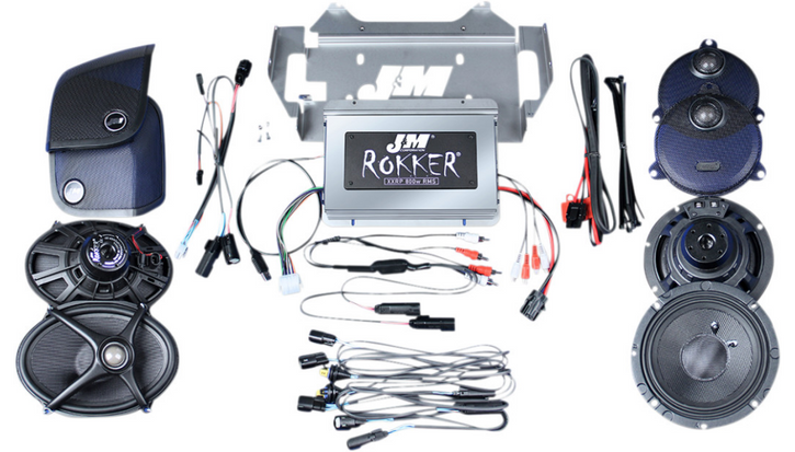 J&M Rokker XXR Extreme Audio Install Kit 2014+ Street Glides ...