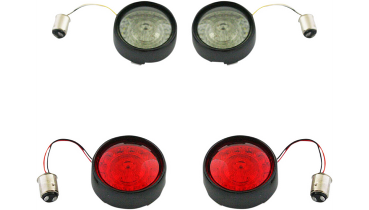 Custom Dynamics LED Turn Signal Conversion Kit Black 2014+ Harley ...