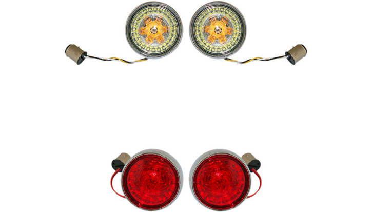 Custom Dynamics LED Turn Signal Conversion Kit Black 2014+ Harley ...