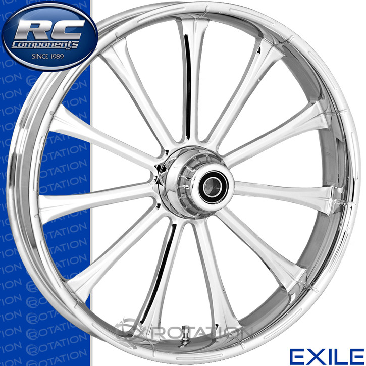 RC Components Exile Chrome Trike Freewheeler Motorcycle Wheel ...