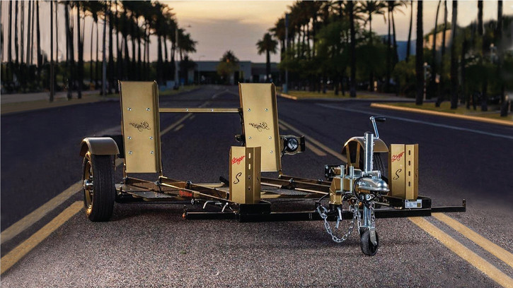 Stinger Dual Motorcycle Folding Trailer | RotationWheels.com