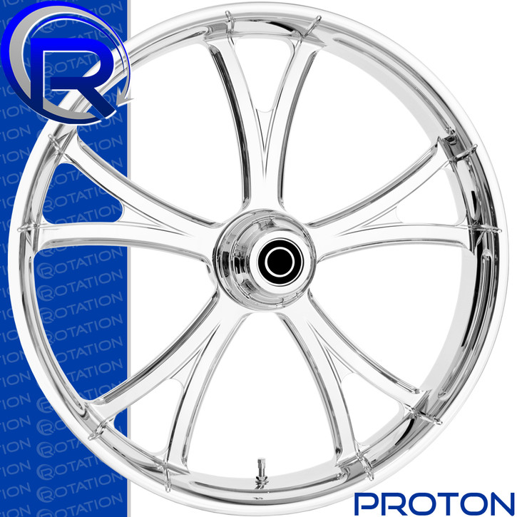 Proton Chrome Custom Harley Wheel | rotationwheels.com
