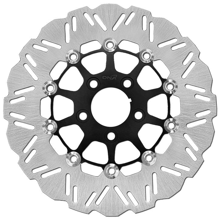 Replica Stainless Steel Floating Rotor Black Center | RotationWheels.com