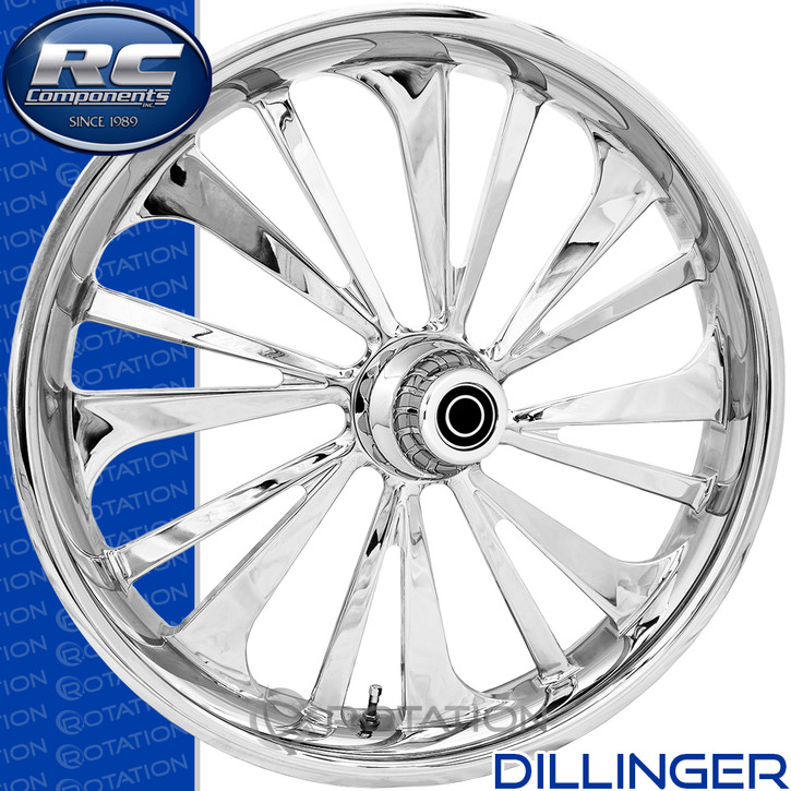 RC Components Dillinger Chrome Trike Freewheeler Motorcycle Wheel ...