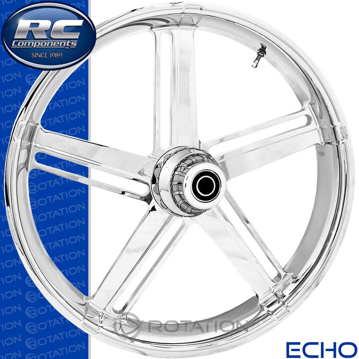 RC Components Echo Chrome Harley Wheel | rotationwheels.com
