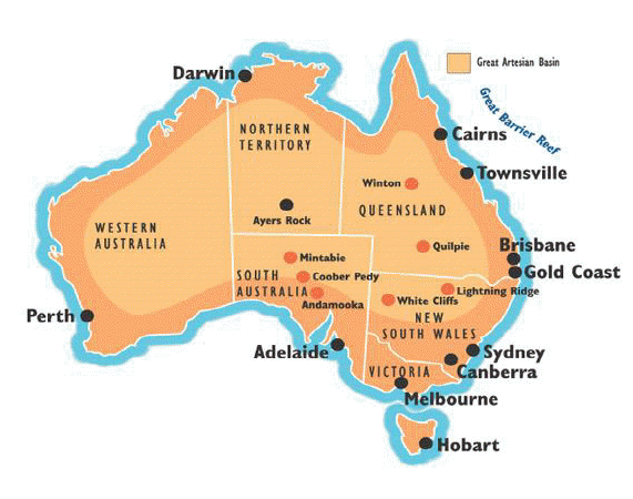 Where is opal found? where do opals come from? white opal - Australian ...