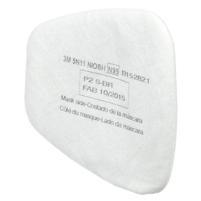 3M™ Particulate Filter, 5N11, N95, 50 pairs/case - Equipment Medical ...