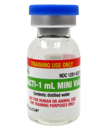 Practi-1 mL Mini Vial (for training) - EMRN - Equipment Medical Rive Nord