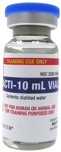 Practi-10 mL Vial (for training) - EMRN - Equipment Medical Rive Nord