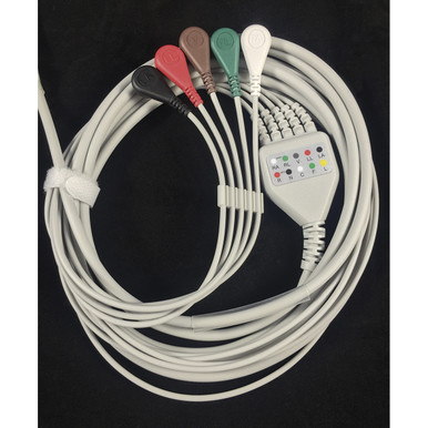 5-Lead ECG Cable with USB Connector