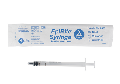 EpiRite Syringe - Luer Slip, 1cc