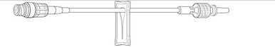 IV Extension Set 6 Inch Tubing 1 Port 1 mL Priming Volume DEHP-Free 2N8378