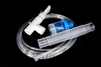 Neb with "T" Piece, 2 x 22mm OD "M" Piece & 7' (2.1 m) Sure Flow Tubing ...