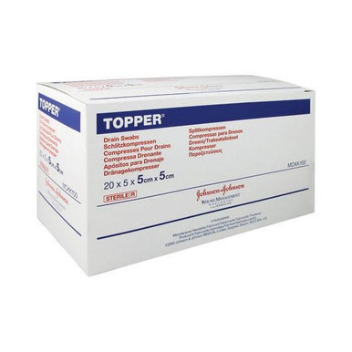 Topper™ Tracheostomy Sponge, Sterile 7.5CM