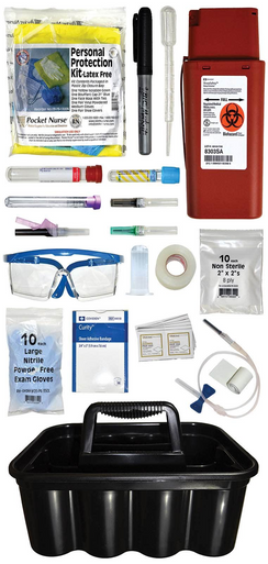 Pocket Nurse Predesigned Phlebotomy Tote Caddy (For Training Purposes ...