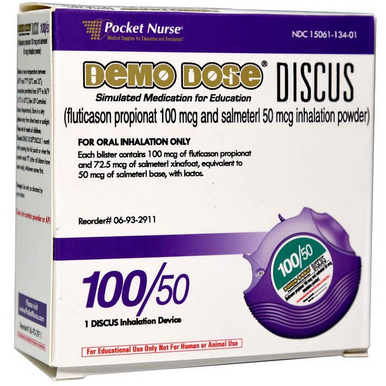 Fluticason/Salmeterl Disc Inhaler 100/50 (For Training Purposes Only ...
