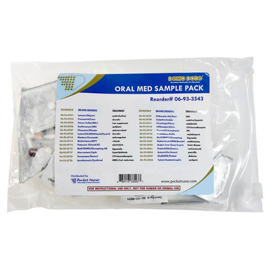 Demo Dose Oral Foil Sample Pack (For Training Purposes Only, Not for ...