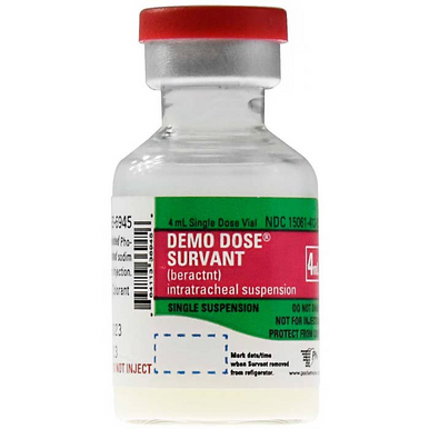 Demo Dose® SURVANT® Intratracheal Suspensin (beractant) 4 mL 25 mg/mL ...