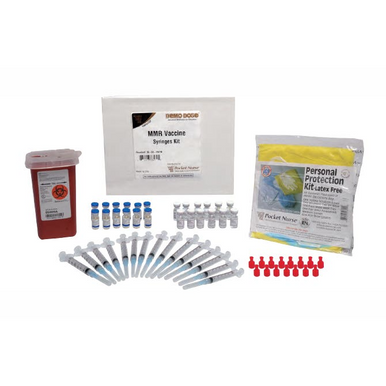 Demo Dose® MMR Vaccine Syringes Repackaging Kit (For Training Purposes ...