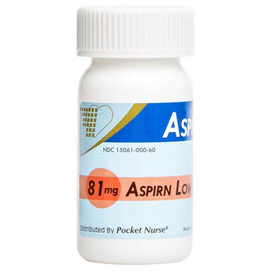 Demo Dose Bottle of Aspirn 81mg (For Training Purposes Only, Not for ...