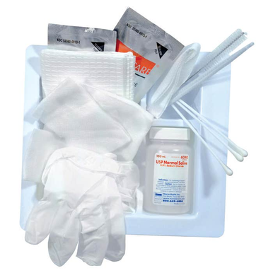 Pocket Nurse Tracheostomy Care Kit with Saline and Peroxide Each Latex ...