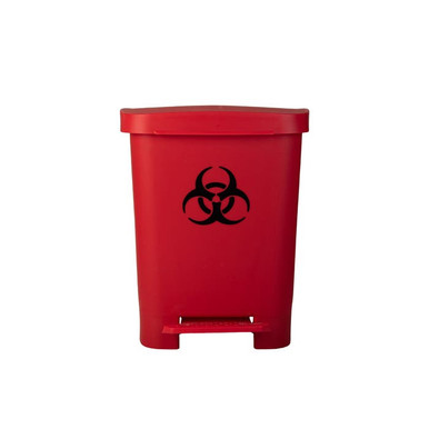 Pocket Nurse Biohazard Waste Can, Red, Multiple Size Options
