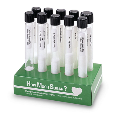 How Much Sugar? Test Tube Display