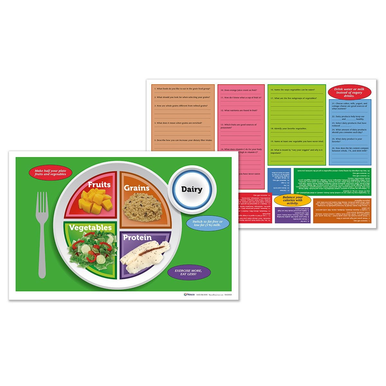 Nasco MyPlate TearPad™/Place Mats - 17 in. x 11 in. - 50 Sheets