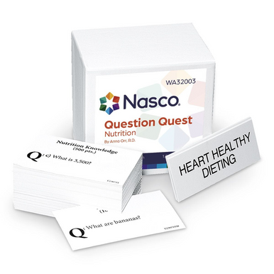 Nasco Nutrition Question Quest Card Set