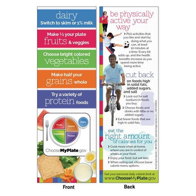 Choose MyPlate - Bookmarks - 100 Pack