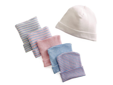 Medline Infant Head Warmer Boggin Style, White MDT211440W