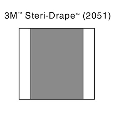 3M™ Steri-Drape™ 2 Incise Drape, 2051, 23 in x 33 in (60 cm x 85 cm)
