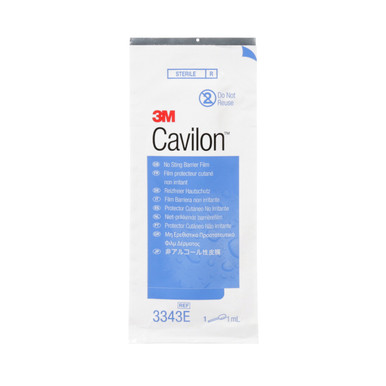 3M™ Cavilon™ No Sting Barrier Film 3343, 1ML Wand, 25/Box 4 Boxes/Case