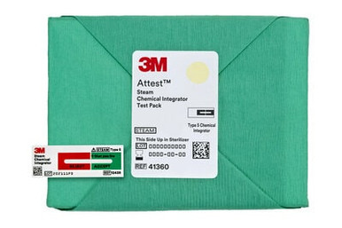 3M™ Attest™ Steam Chemical Integrator Test Pack, 41360, 4 PK/BG 4 BG/BX ...