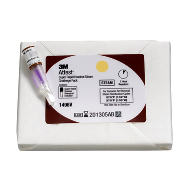 3M™ Attest™ Super Rapid Readout Steam Challenge Pack, 1496V - EMRN ...