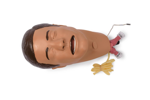 Head Assembly, Adult Male, with Trach Plug