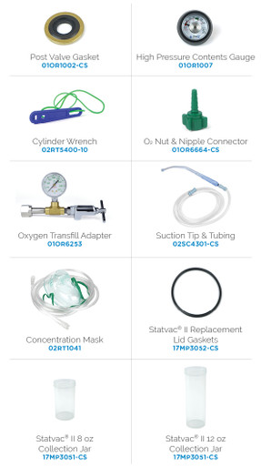 O-Two Pressure Regulators & Oxygen Administration Accessories